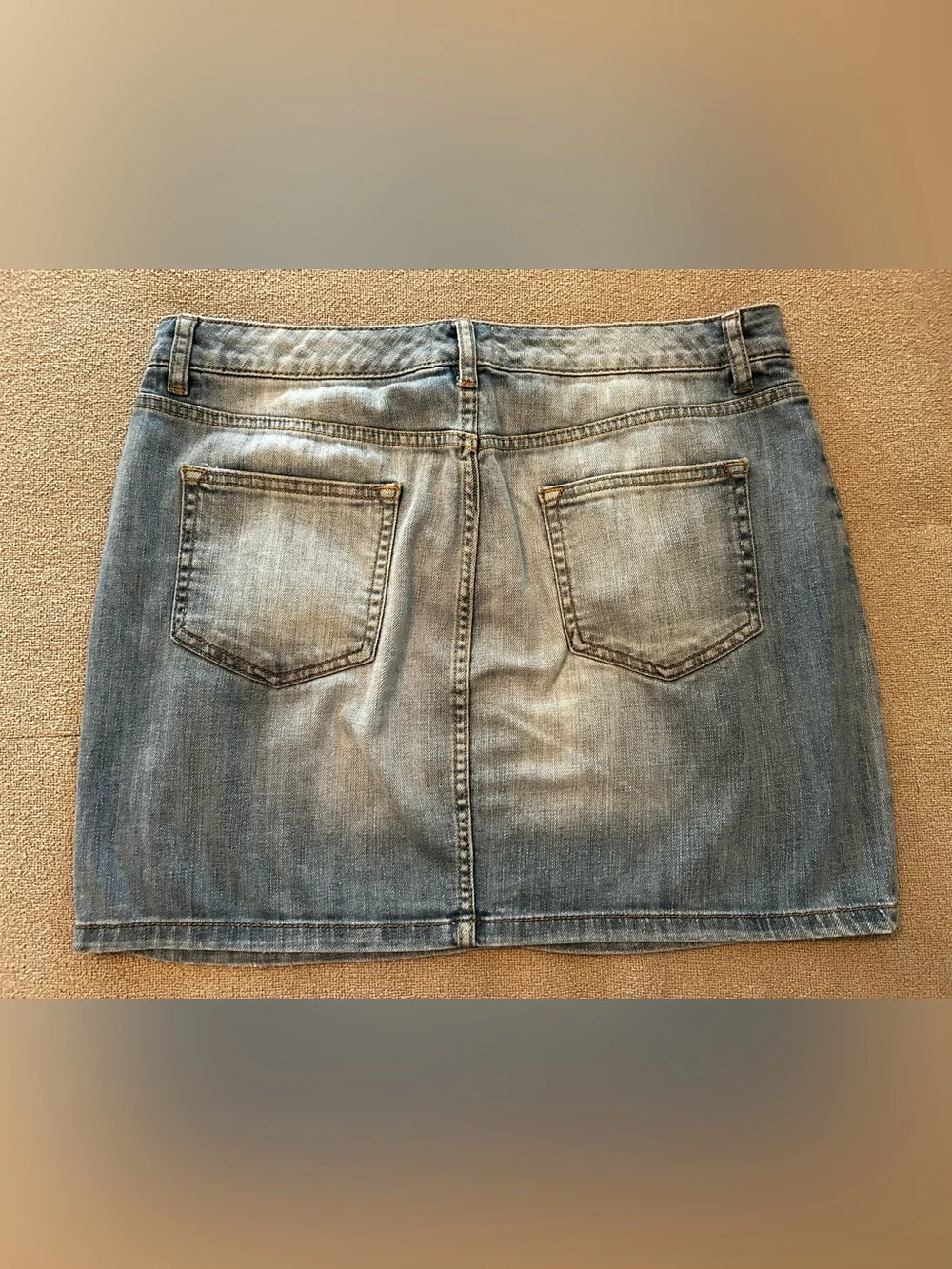H&M | Skirts | Hm Light Blue Denim Mini Skirt | Poshmark